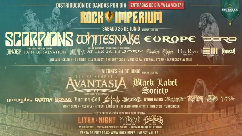 Rock Imperium Festival anuncia la programación de su cartel
